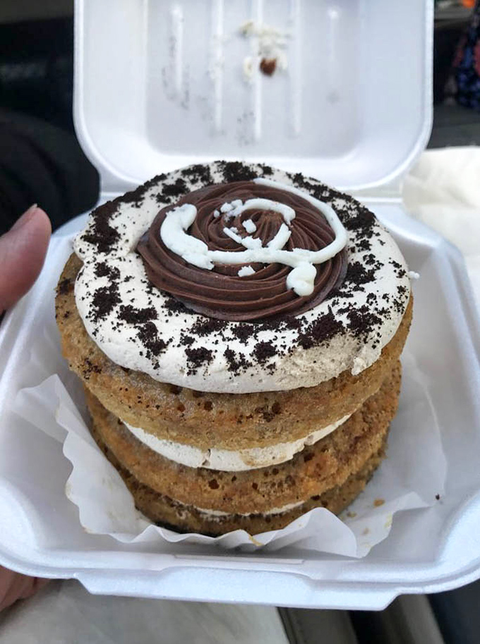 Layer upon layer of coffee-infused cake and cream&mdash;like tiramisu's sophisticated cousin who moved to the big city.