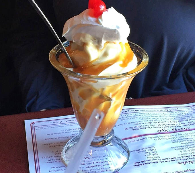 Ice cream sundae architecture at its finest. That cherry on top isn't just tradition&mdash;it's the exclamation point on a sweet sentence.