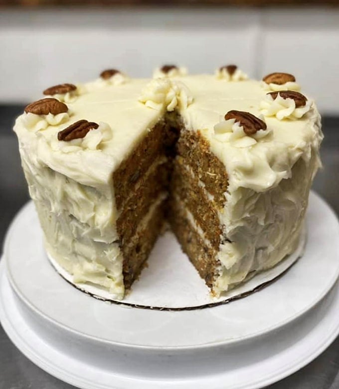 This carrot cake isn't just dessert&mdash;it's an architectural achievement with cream cheese frosting that deserves its own zip code.