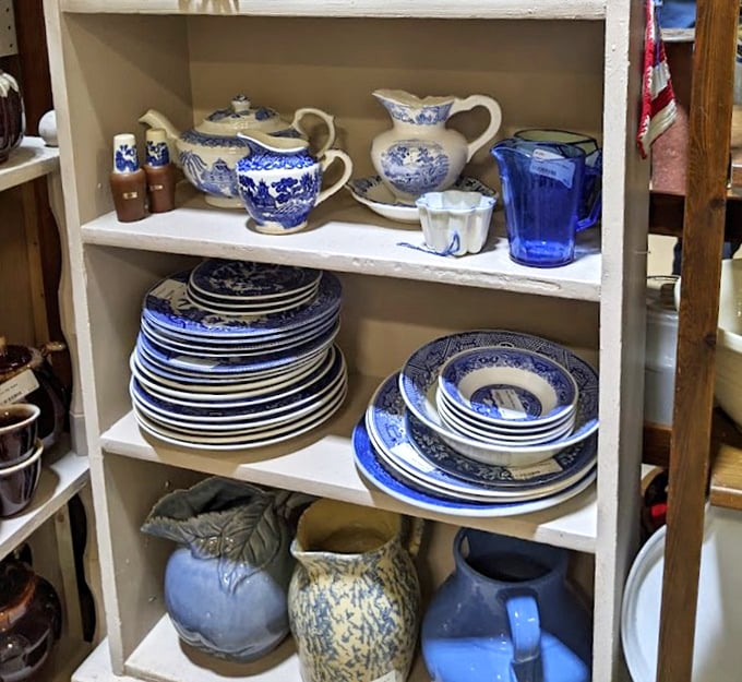 Blue and white china that would make your grandmother swoon. These dishes have served countless Sunday dinners and are ready for an encore.