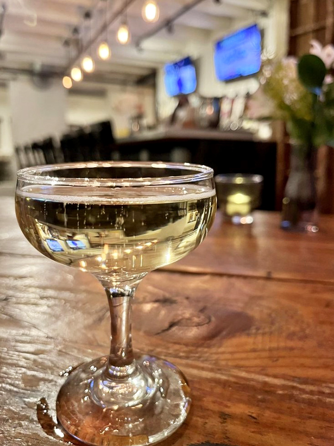 A perfectly chilled glass of bubbly catching the light just right. Some moments in life simply demand a proper toast.