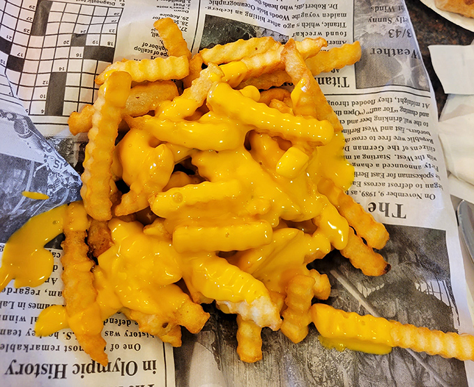 Cheese fries that would make a cardiologist wince and a taste bud sing. Sometimes the most straightforward indulgences deliver the most profound satisfaction.