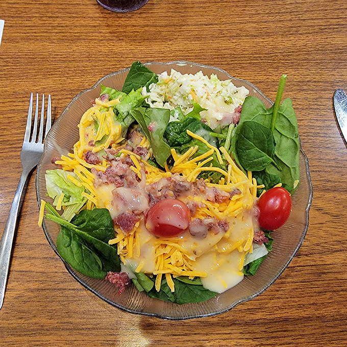 A chef's salad that proves healthy eating doesn't have to be punishment &ndash; this colorful creation actually makes vegetables exciting.