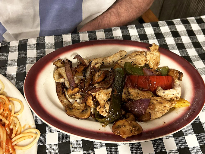 Chicken so tender it practically falls apart at first glance, swimming in flavors that sing opera.