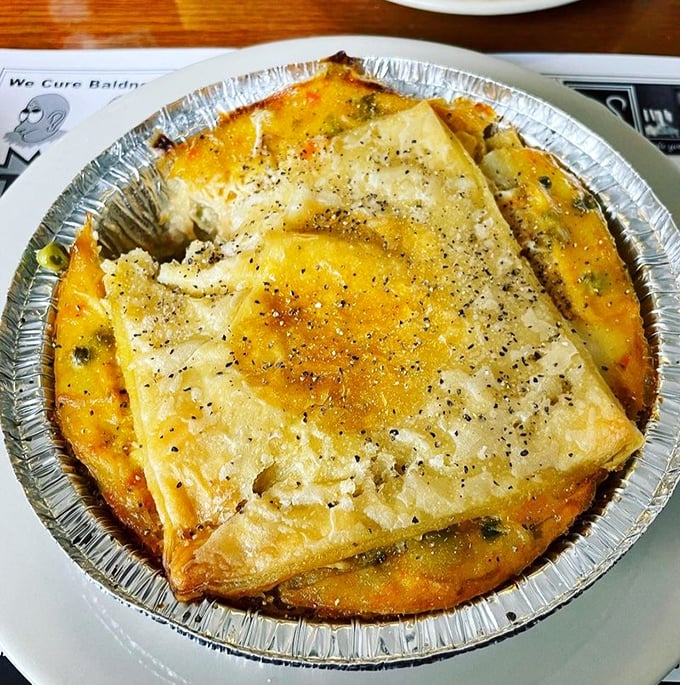 This chicken pot pie isn't just comfort food—it's a warm hug from your grandmother, if your grandmother was an exceptional cook.