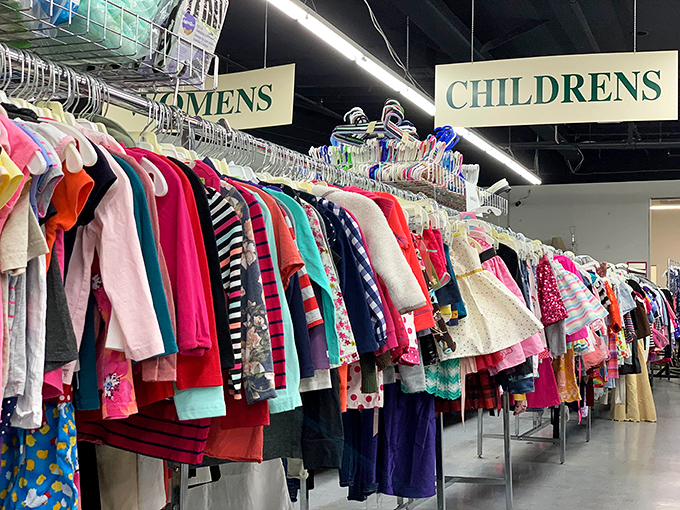 Parents rejoice - the children's section offers quality clothes without the guilt of outrageous price tags.