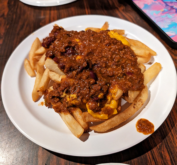 When chili and cheese throw a party on your fries, everybody's invited and nobody leaves hungry.