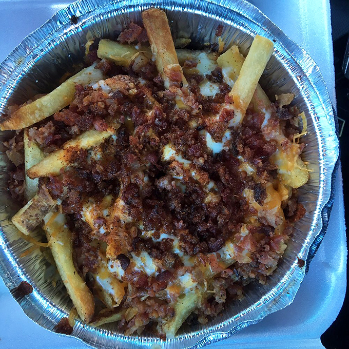 Loaded fries that require both a fork and a commitment. This mountain of cheese, bacon, and potato could sustain you through a Philadelphia winter.