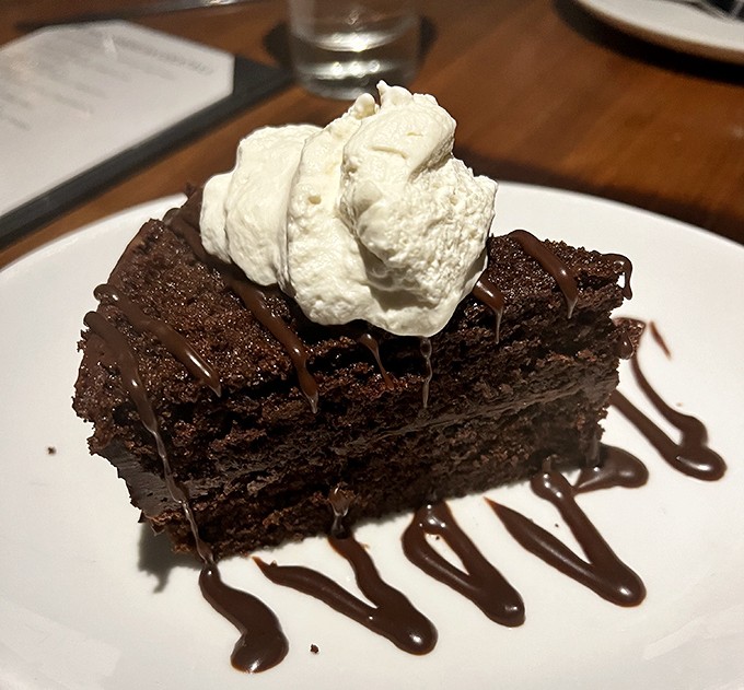 Chocolate cake that doesn't just satisfy your sweet tooth&mdash;it throws a party for it, complete with a whipped cream hat and chocolate sauce confetti. 