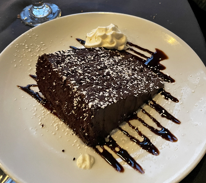 Chocolate cake that should come with a warning label: "May cause involuntary food moans and temporary amnesia about your diet."