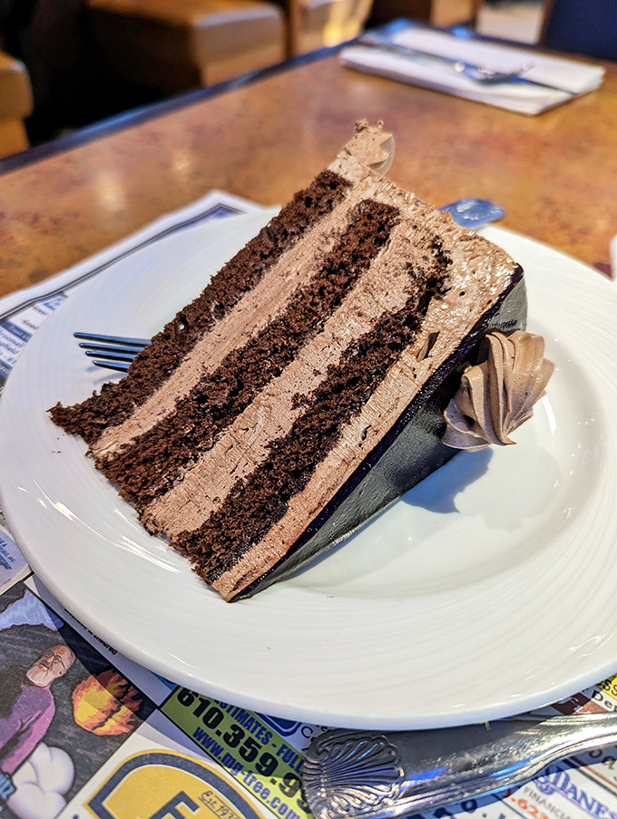 Layer upon layer of chocolate decadence&mdash;this mousse cake doesn't just satisfy your sweet tooth, it throws a party for it.