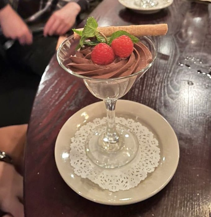 Chocolate mousse finale that makes you forget you ever claimed to be watching calories.