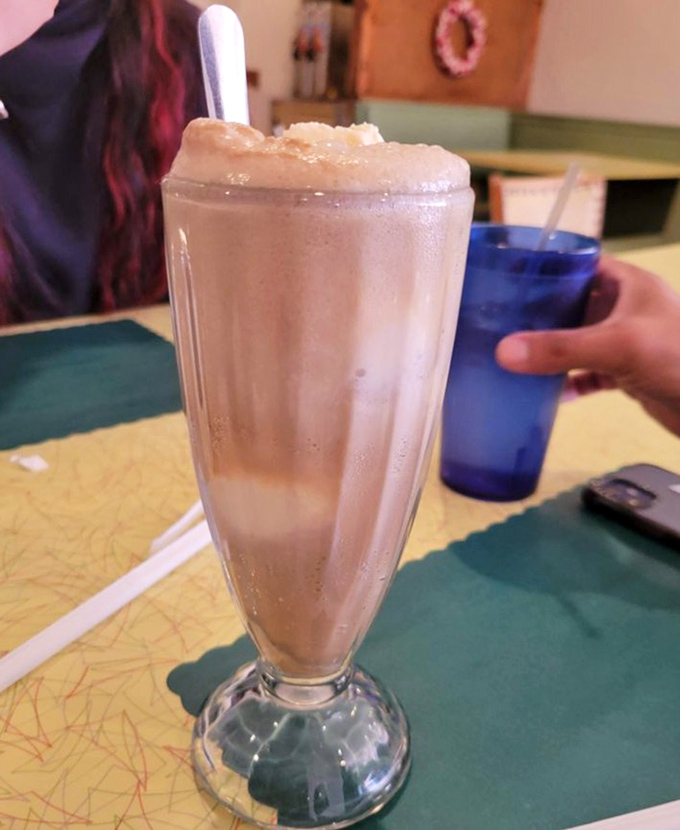 When a milkshake comes in a classic fountain glass with that perfect consistency &ndash; not too thick, not too thin &ndash; you know you've found an authentic American diner.
