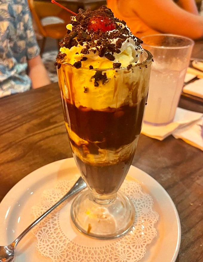 A chocolate sundae that doesn't just satisfy your sweet tooth&mdash;it throws a full-blown celebration for it, complete with whipped cream confetti.