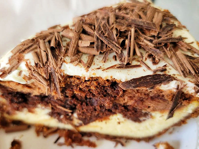 Chocolate on chocolate on chocolate &ndash; this isn't just a dessert, it's what therapists should prescribe instead of retail therapy.