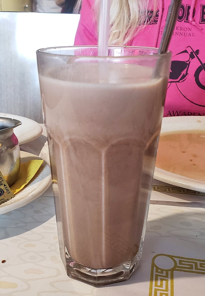 This chocolate milkshake isn't just thick&mdash;it's the kind that makes your straw stand at attention while your diet plan quietly weeps.