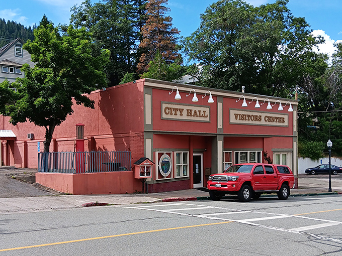 Dunsmuir's City Hall and Visitor Center welcomes you with the kind of small-town efficiency where the person who processes your permit might also recommend dinner.