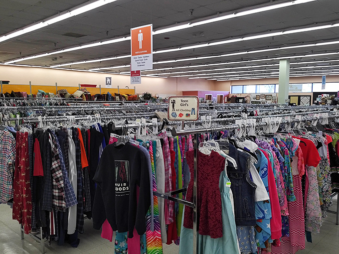 Color-coded clothing creates a rainbow road to style reinvention. The fashion equivalent of a buffet where you can sample everything without guilt.