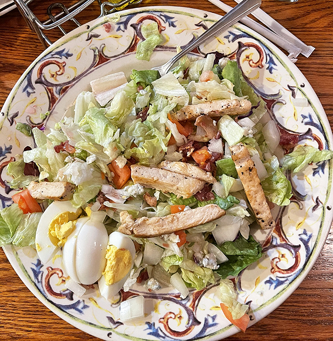 This Cobb salad proves vegetables can have personality too, especially when they're dressed this well.