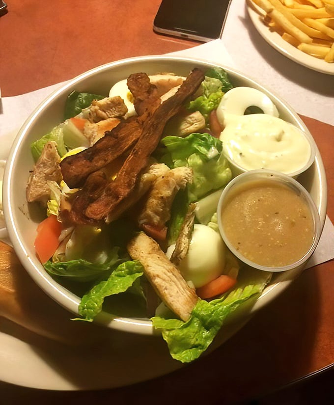 This Cobb salad brings garden-fresh sophistication to a place known for its hearty comfort classics.