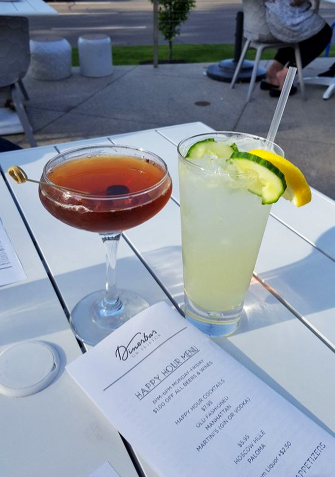 Cocktail hour gets an upgrade with these handcrafted beauties. The cucumber garnish isn't just pretty&mdash;it's practically a serving of vegetables. Health food, really!