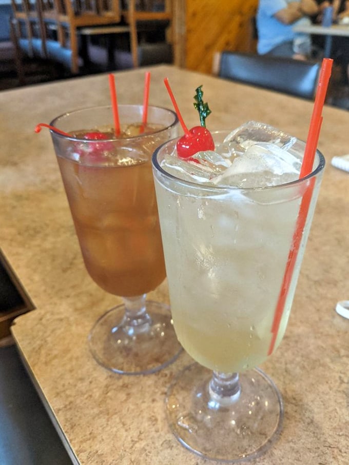 Old-school cocktails garnished with cherries and nostalgia&mdash;proof that some things just taste better when they're slightly retro.