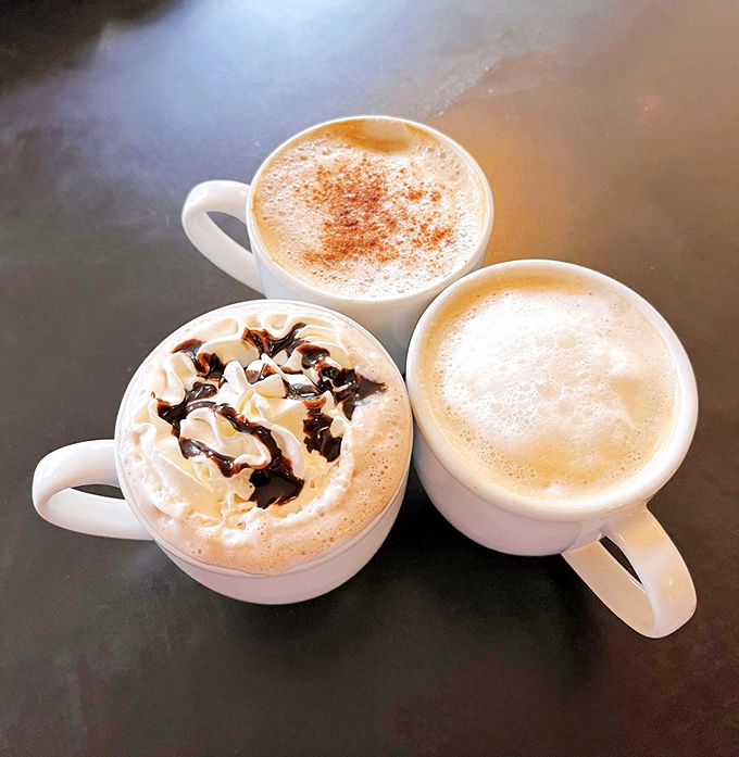 Coffee at City State isn't just caffeine&mdash;it's liquid motivation. That mocha looks like it could power a small neighborhood through Monday morning.