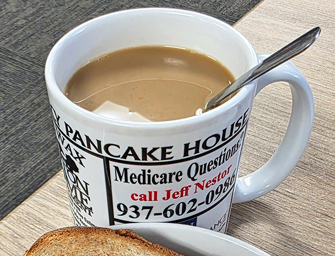That first sip of perfectly brewed coffee signals the official start of another beautiful day at this beloved establishment.