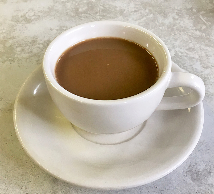 The unsung hero of every diner experience&mdash;a simple white cup of coffee that somehow tastes better here than anywhere with fancy baristas.
