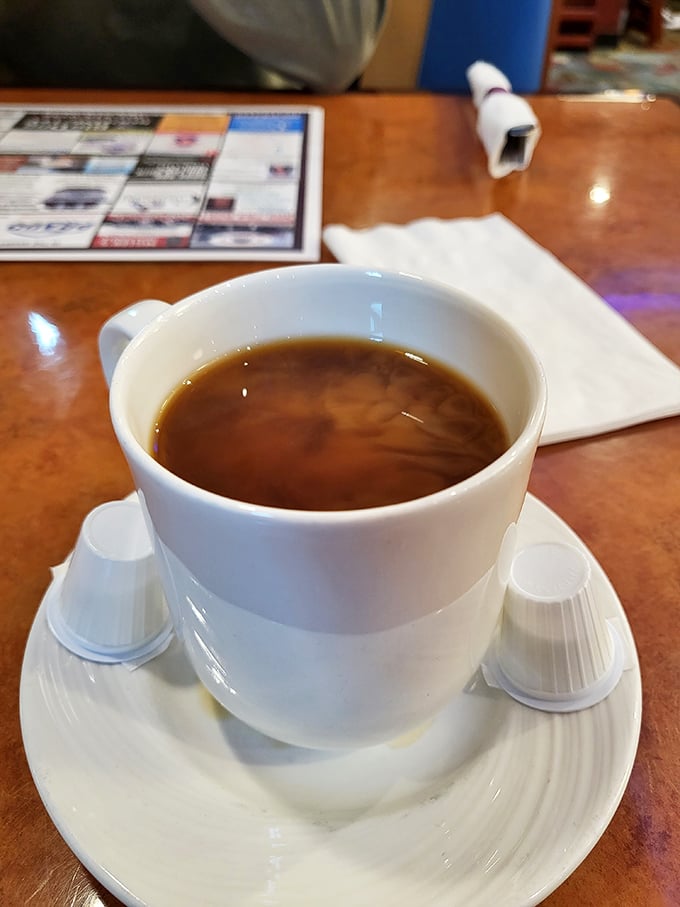 The humble coffee cup&mdash;Delaware's version of the Holy Grail, promising warmth, caffeine, and the courage to face whatever Monday has in store.