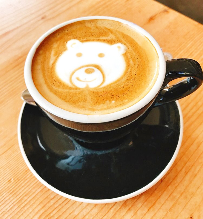 Even the coffee gets special treatment, with latte art that smiles back at you before providing that essential morning caffeine embrace.