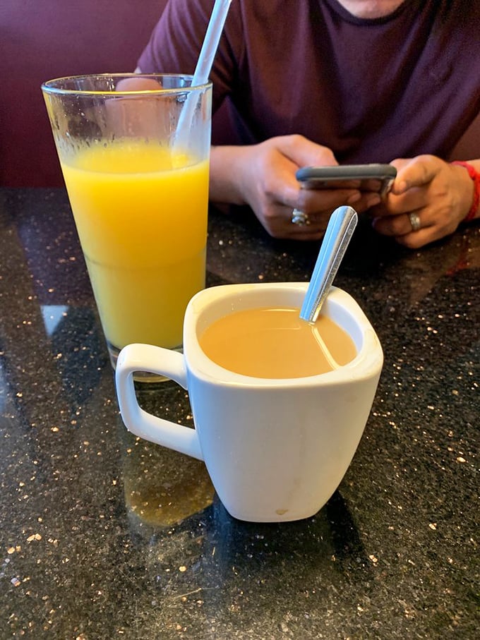 Coffee and orange juice&mdash;breakfast's dynamic duo. One wakes you up, the other reminds you why waking up was worth it.