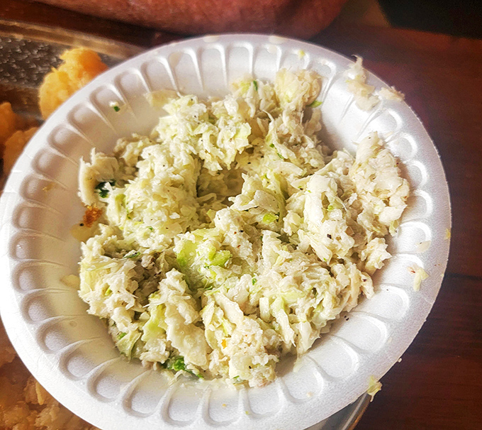 The humble coleslaw might seem like an afterthought, but this creamy, crunchy side provides the perfect counterpoint to all that magnificent meat.