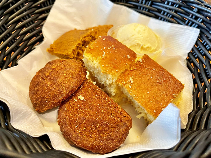 Cornbread that doesn't know whether it's bread or cake&mdash;and we're perfectly fine with that delicious identity crisis.