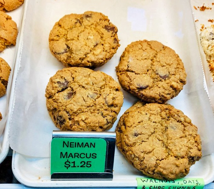 These aren't just cookies; they're discs of buttery perfection. The Neiman Marcus offers chocolate chunks and oats for sophisticated snacking.