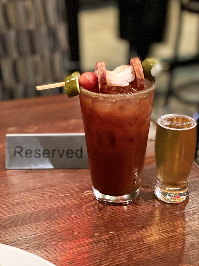 A Bloody Mary that's practically a meal, complete with its own charcuterie board on a stick. Sunday brunch's best friend has arrived.