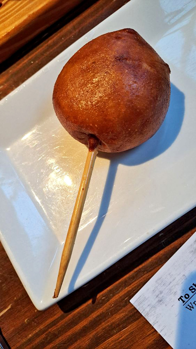 This corn pup isn't the state fair snack of your childhood&mdash;it's what happens when that snack goes to culinary school and graduates with honors.