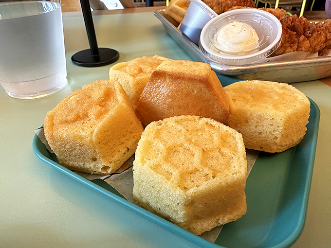 These cornbread muffins aren't just sides&mdash;they're the supporting actors who sometimes steal the show from the chicken star.