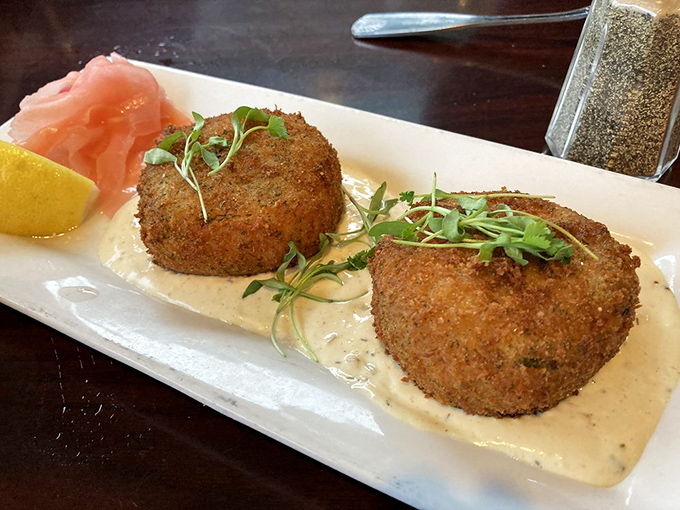 These crab cakes don't need filler to impress&mdash;they're the seafood equivalent of a Hollywood star who refuses a stunt double.