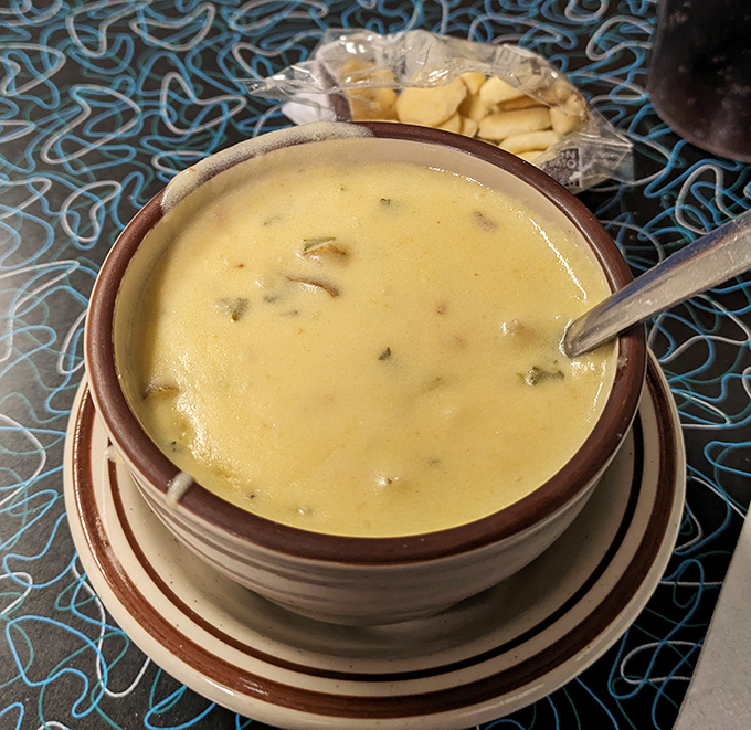 This creamy potato soup isn't just a side&mdash;it's the main event. Like a warm blanket on a cold Ohio day, it soothes from the inside out.