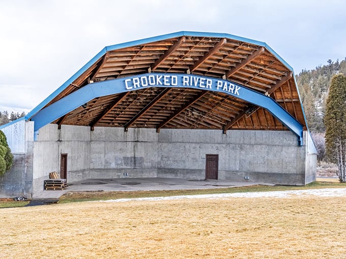 Community gatherings happen under stars in this perfectly designed outdoor entertainment venue.