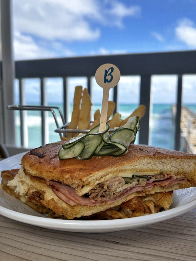This Cuban sandwich with its perfect pickle-to-meat ratio offers oceanfront views of deliciousness that would make Havana jealous.