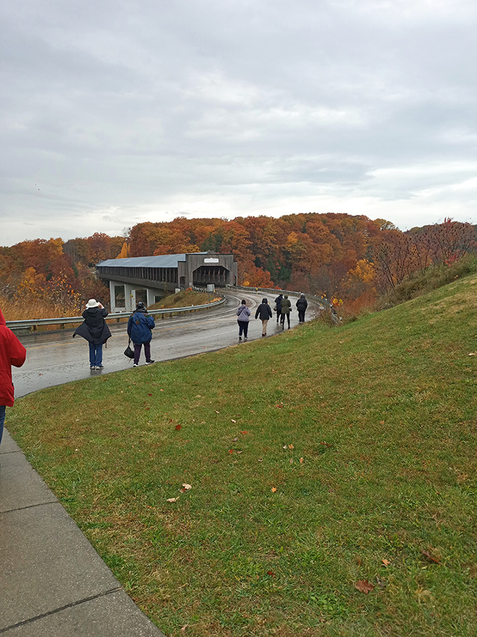 Visitors make their pilgrimage to this wooden wonder. Some treasures are worth every step of the journey.