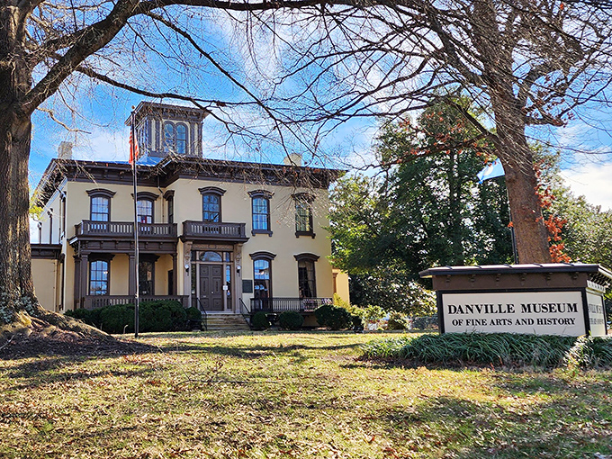 The Danville Museum of Fine Arts and History occupies the Sutherlin Mansion, offering cultural enrichment without the big-city admission prices.