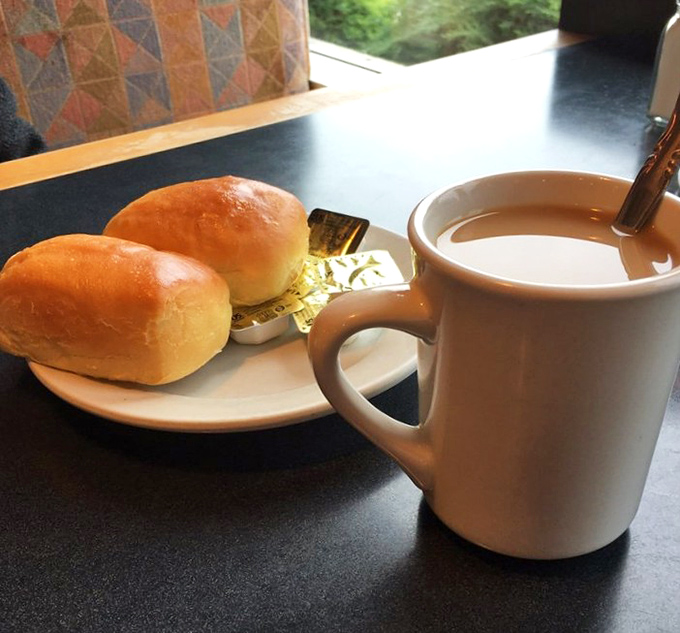 Fresh dinner rolls and coffee&mdash;the diner's version of bread and wine, a simple communion that starts every great meal.