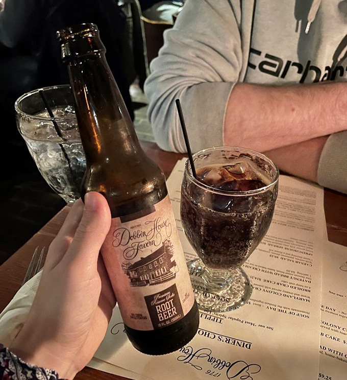 Even the root beer comes with a history lesson&mdash;served in a glass that makes you feel like you're toasting the Founding Fathers.