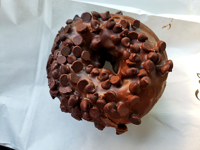 This chocolate-on-chocolate masterpiece doesn't just satisfy a craving&mdash;it redefines it. Those chocolate chips are wearing chocolate like it's a power suit.