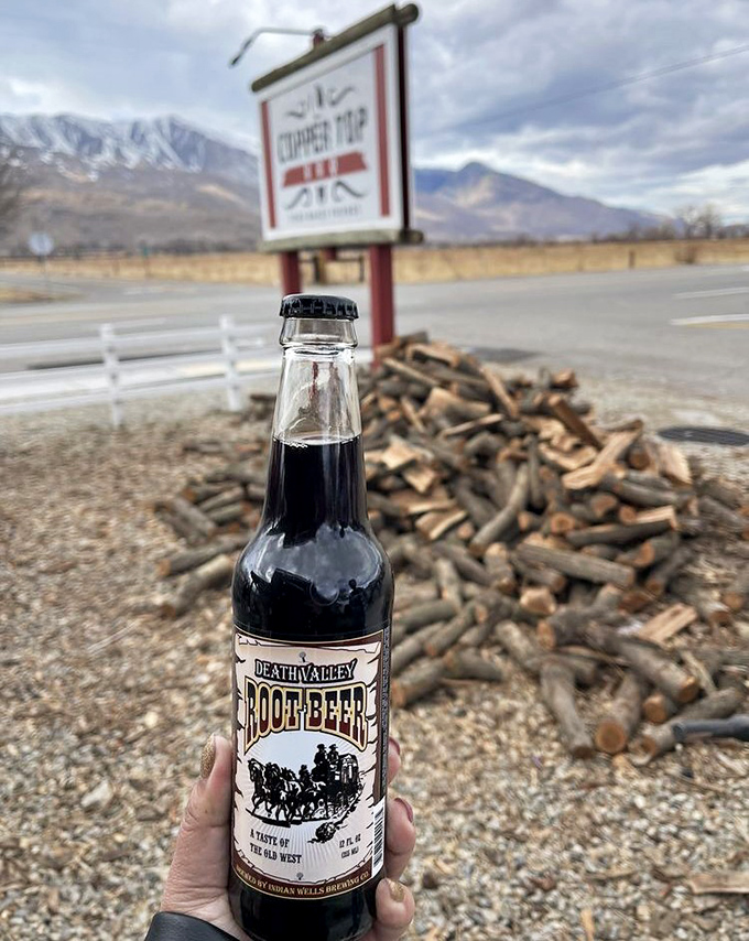 Nothing complements roadside BBQ quite like an old-fashioned root beer against the backdrop of the Eastern Sierra &ndash; simple pleasures at their finest.