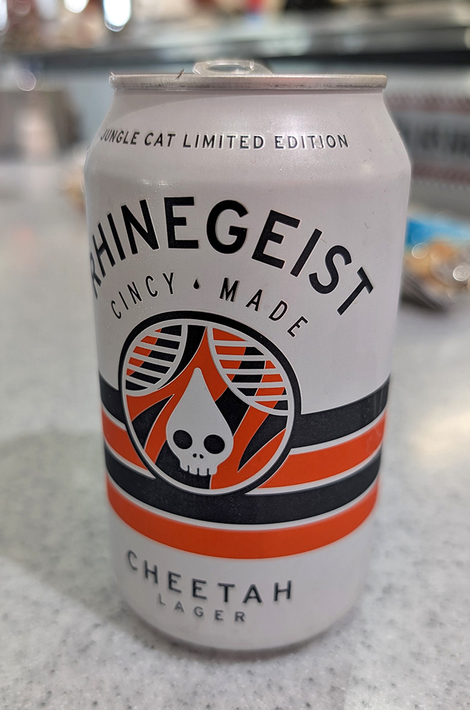Rhinegeist beer &ndash; the perfect Cincinnati companion to your chili adventure. Because sometimes great local flavors deserve to team up.