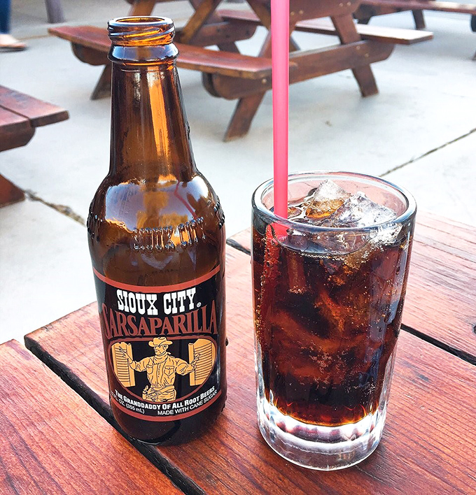 Nothing washes down Western fare quite like an old-fashioned sarsaparilla. It's like root beer's sophisticated cousin who went to finishing school.